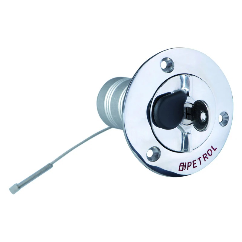 Talamex PETROL DECK FILLER with CYLINDER KEY LOCK 38mm 1-1/2" Boat ...