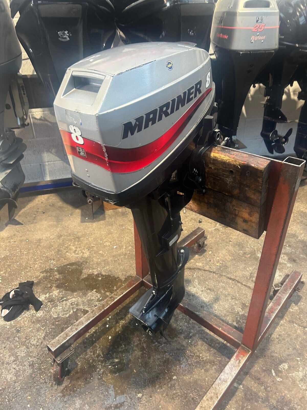8HP MARINER SHORT SHAFT TILLER CONTROL 2 STROKE OUTBOARD FOR SALE