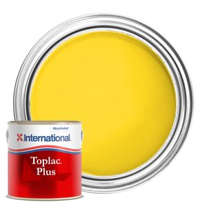 International TOPLAC Plus YELLOW Single Pack Gloss Finish Boat Yacht ...